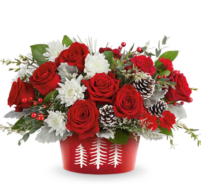 Teleflora Snowy Pines Bouquet | Kremp Florist
