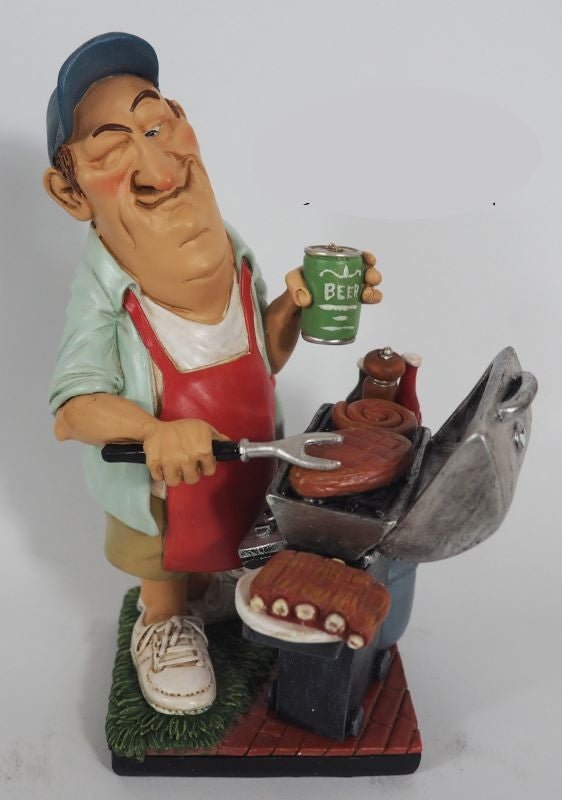 Warren Stratford Figurine- BBQ Man – Kremp Florist