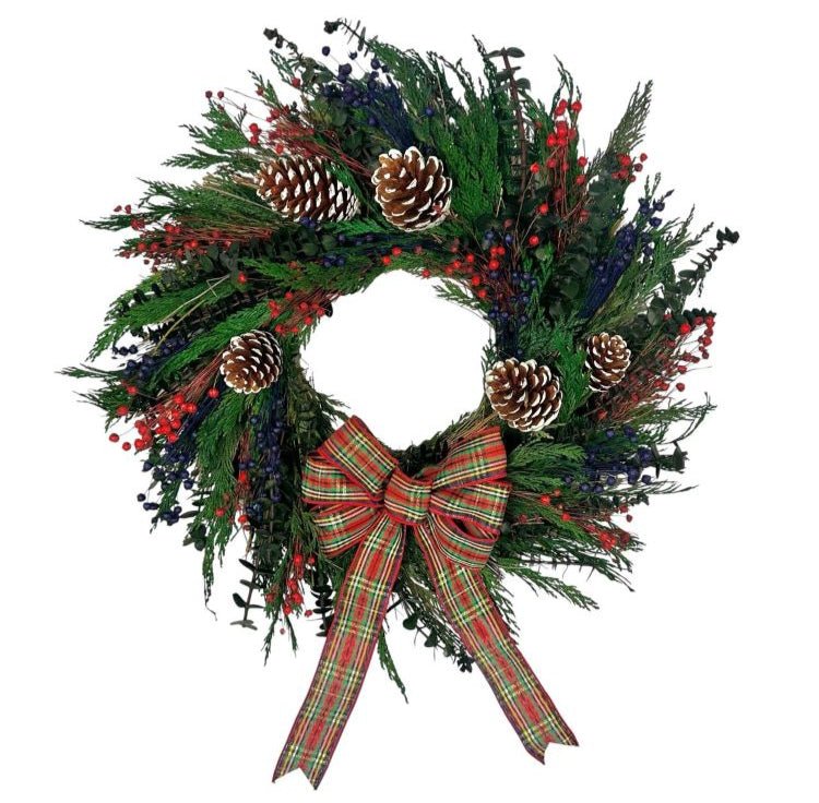 Winter Wonderland Dried Wreath | Kremp Florist