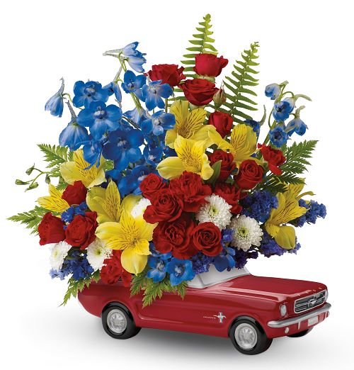 1965 Ford Mustang Flower Bouquet – Kremp Florist