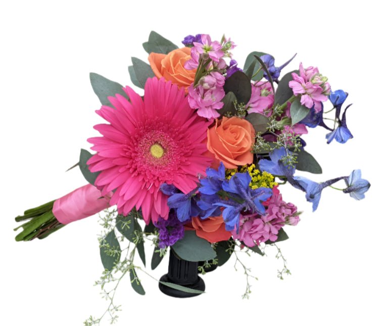 Bright Flower Clutch Bouquet – Kremp Florist