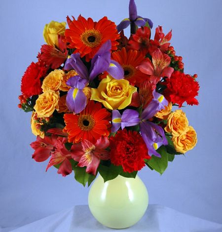 Bright Wrapped Bouquet – Kremp Florist