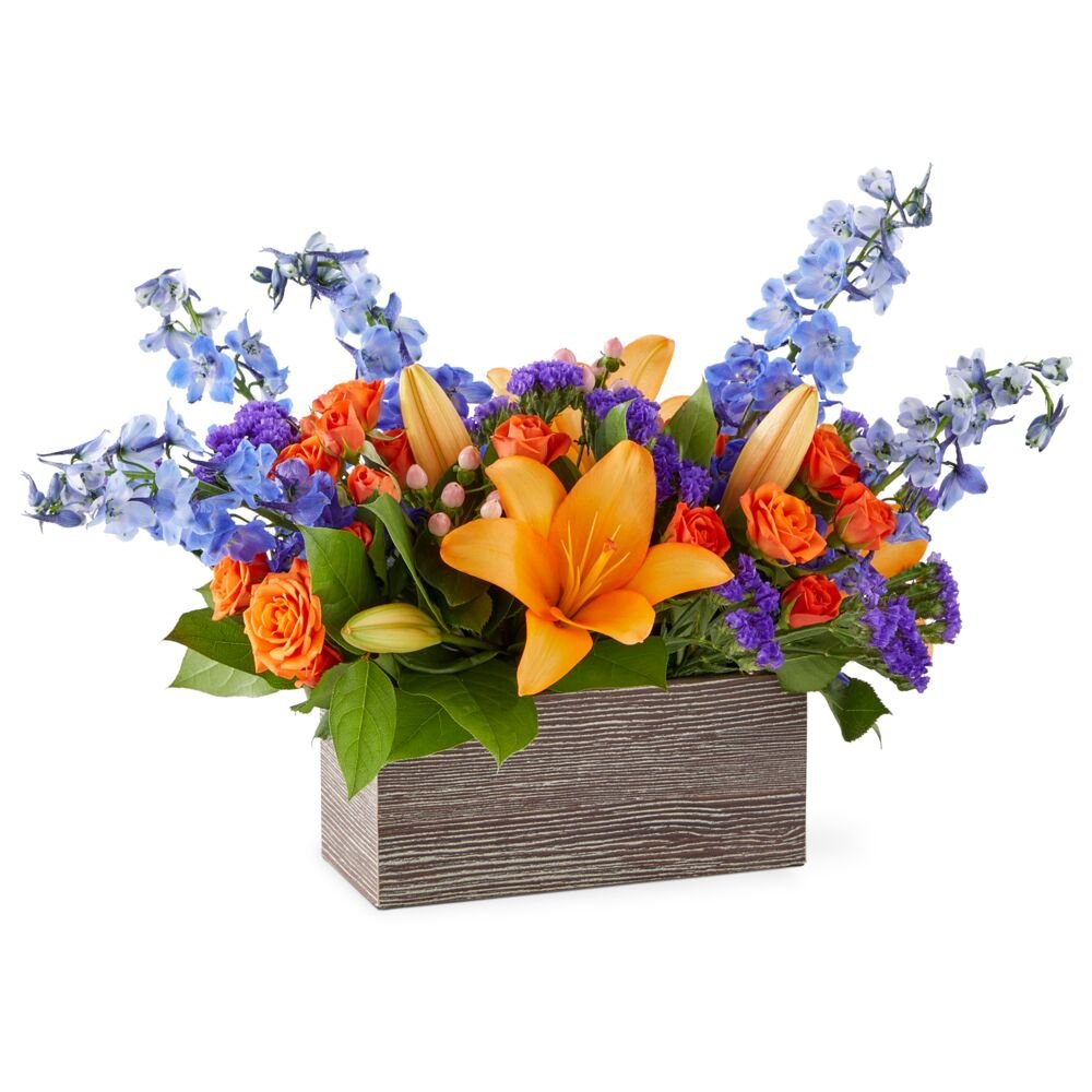 Radiant Citrus Box Bouquet | Kremp Florist