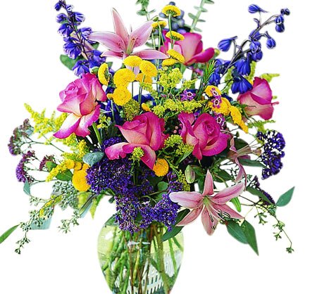 Mixed Bouquet with Roses – Kremp Florist