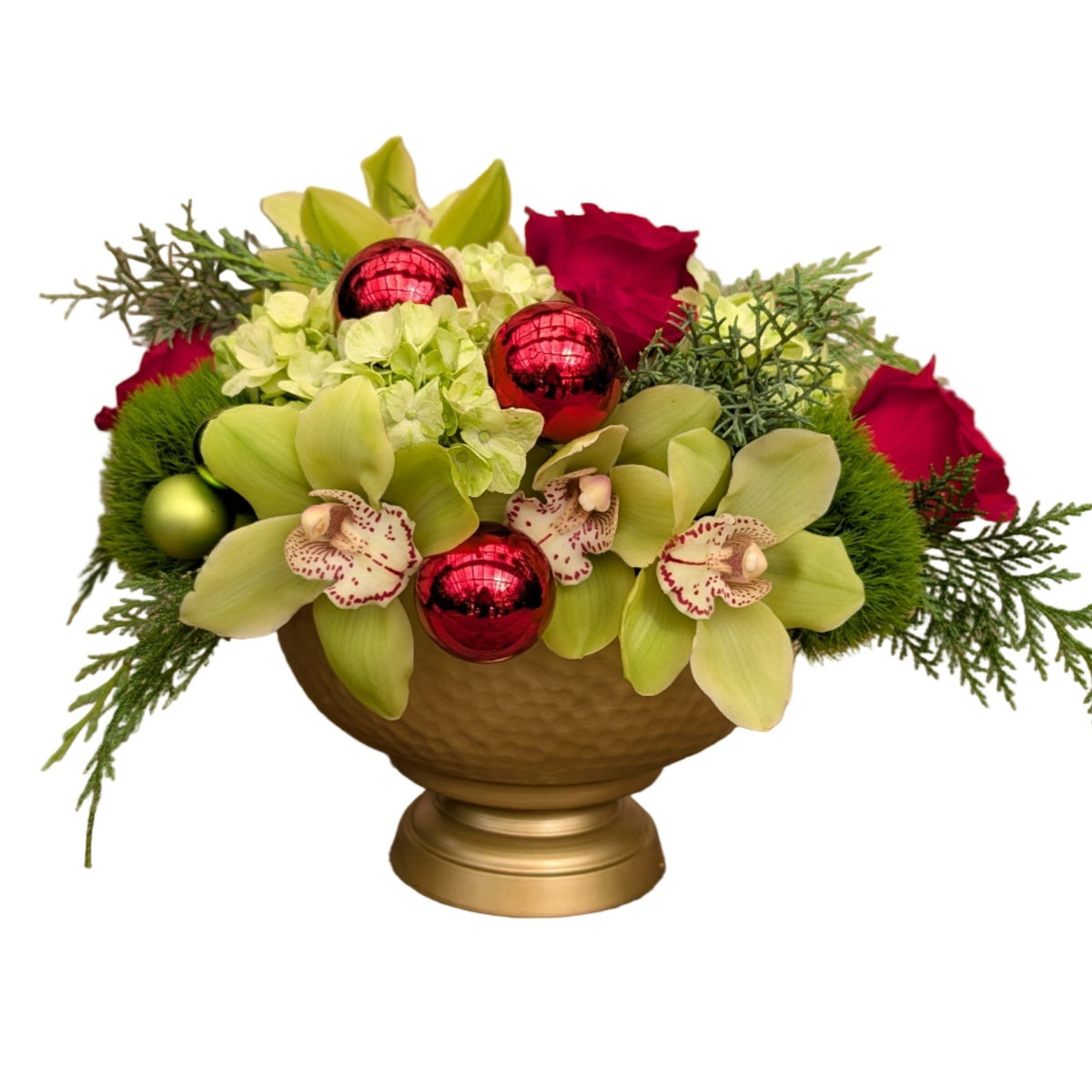 Holiday Chic Centerpiece — Kremp Florist