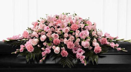 Sweetly Rest Casket Spray – Kremp Florist