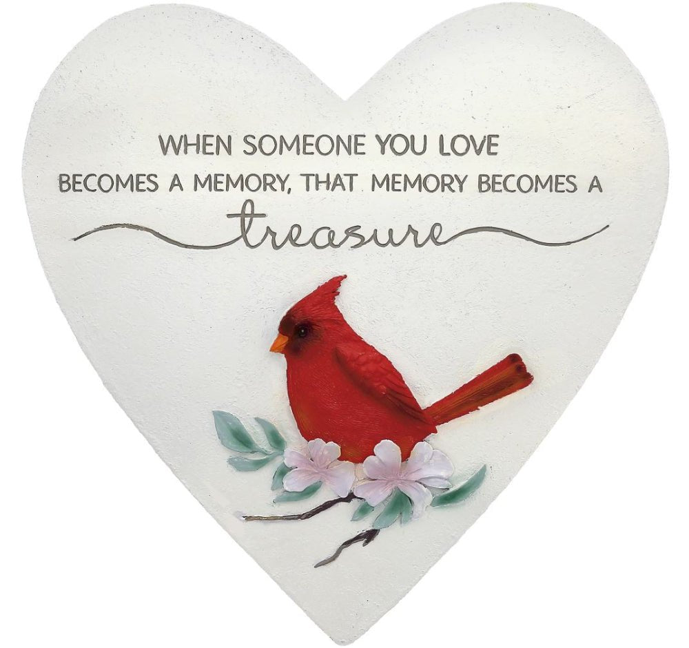 Treasured Heart Garden Stone | Kremp Florist