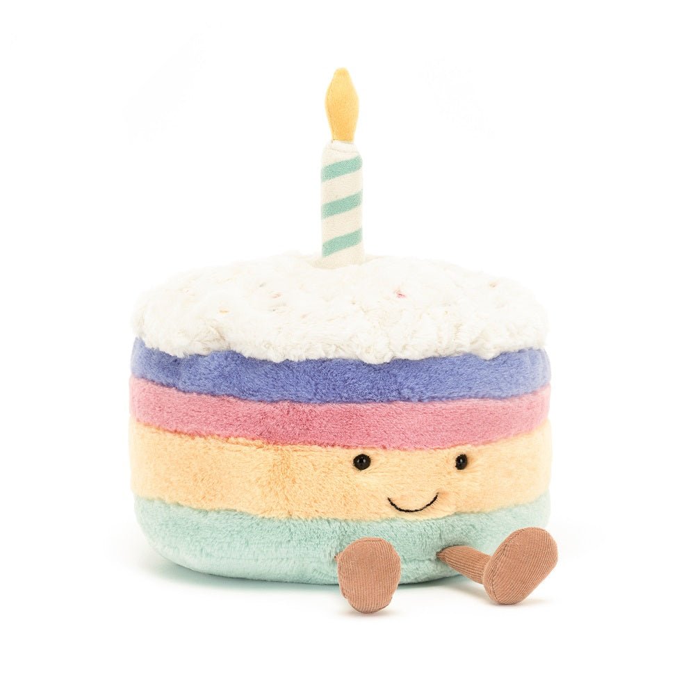Amuseable Rainbow Birthday Cake Jellycat | Kremp Florist