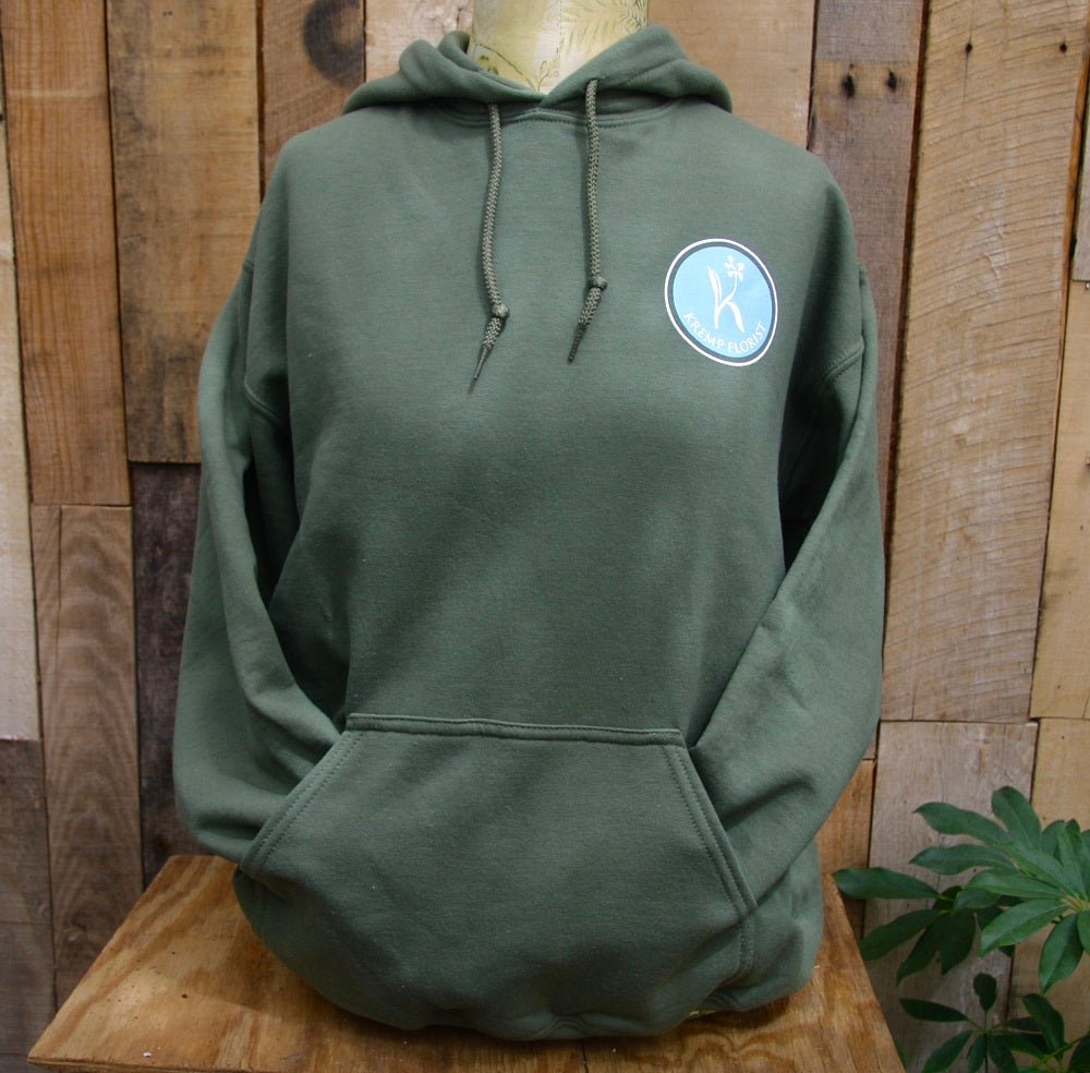 Kremp Florist Green Hoodie | Kremp Florist