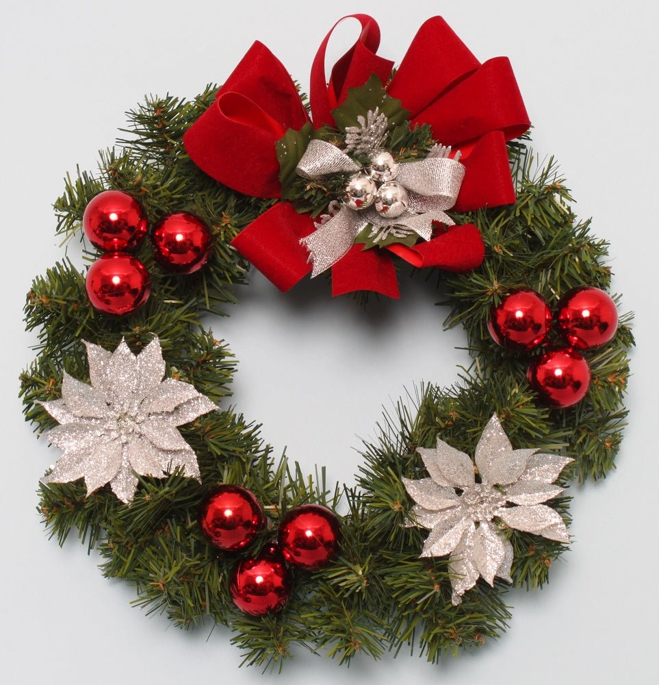 Holiday Charm Memorial Wreath | Kremp Florist