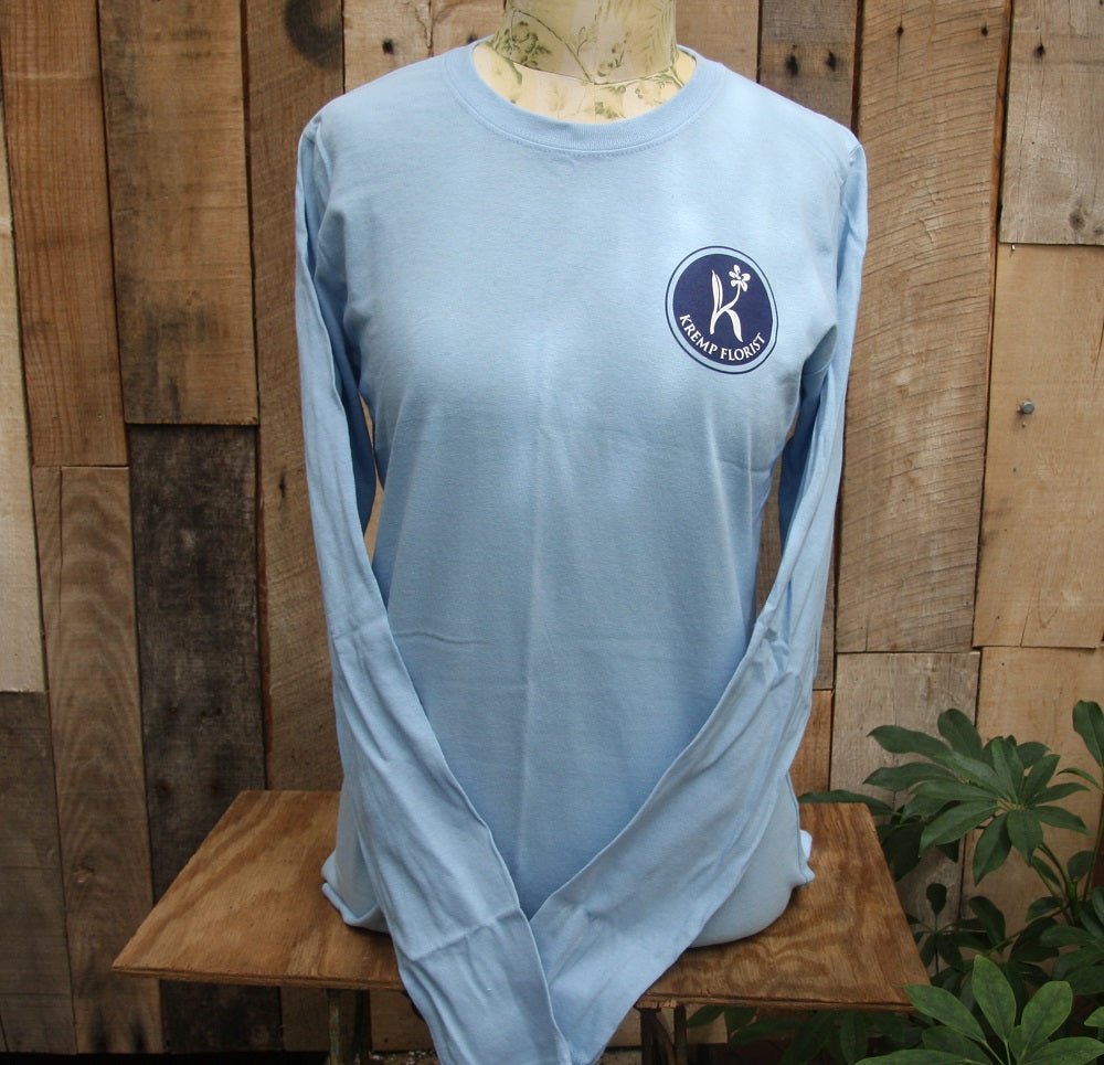 Kremp Florist Blue Long Sleeved Shirt | Kremp Florist