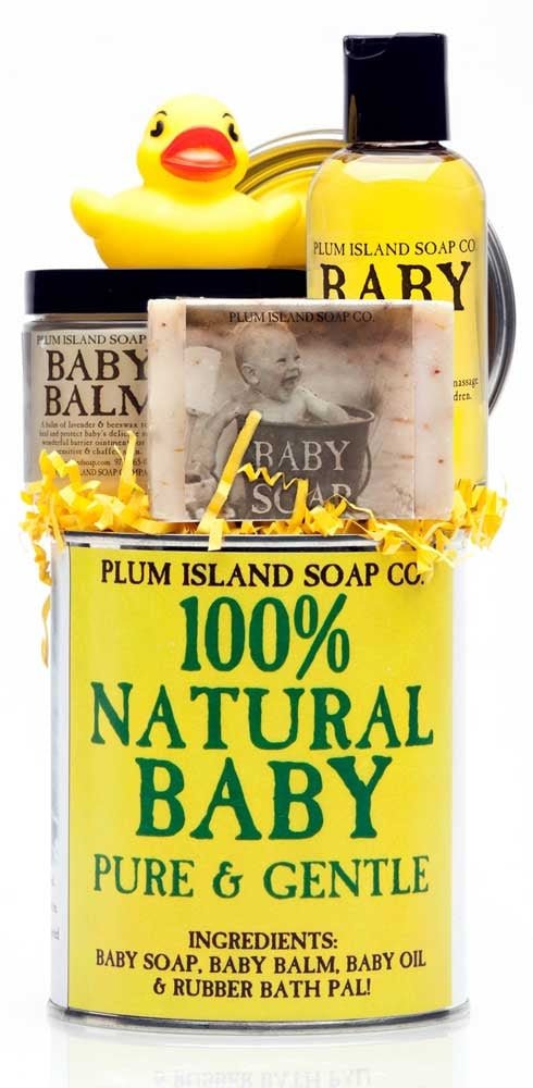 Baby Bath Gift Set in Mini Paint Can – Kremp Florist