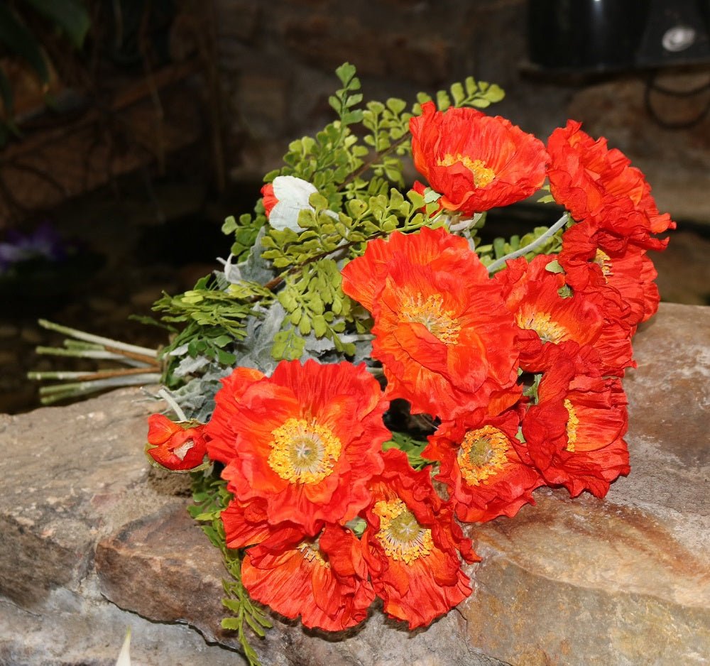 Silk Poppies Bouquet | Kremp Florist