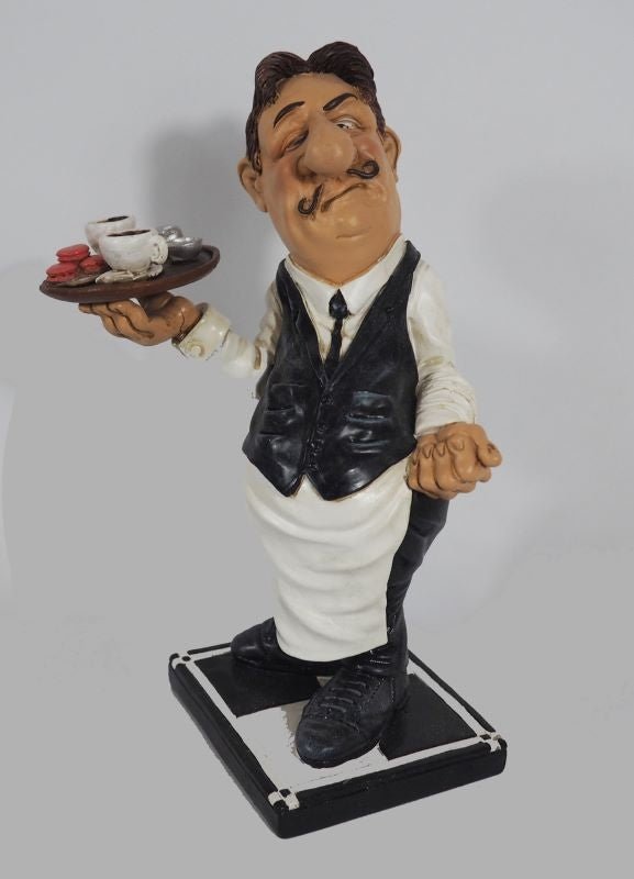 Warren Stratford Figurine- Waiter – Kremp Florist