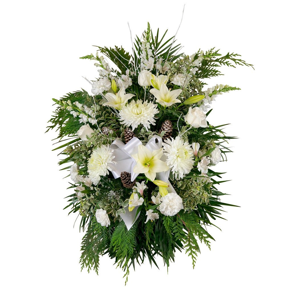 Winter Funeral Standing Spray | Kremp Florist